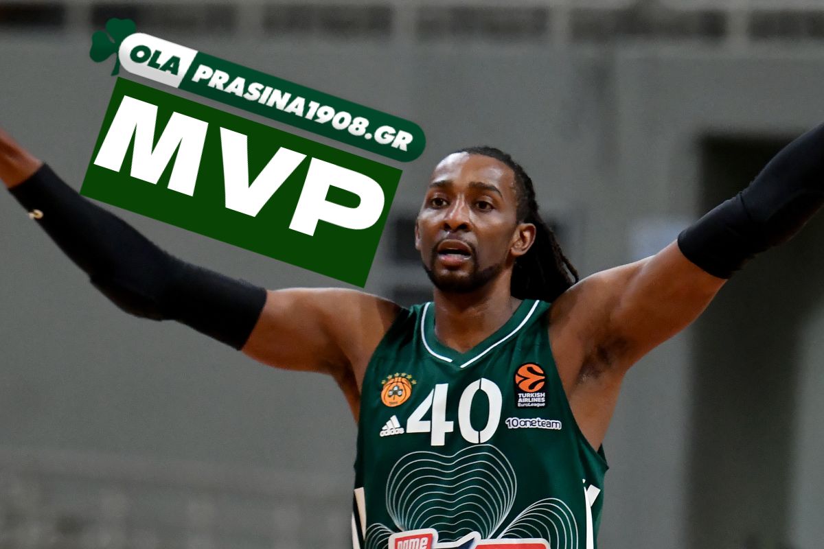 «ΟΠ» MVP: Κορυφαίος με Μονακό ο Έβανς! - Όλα Πράσινα