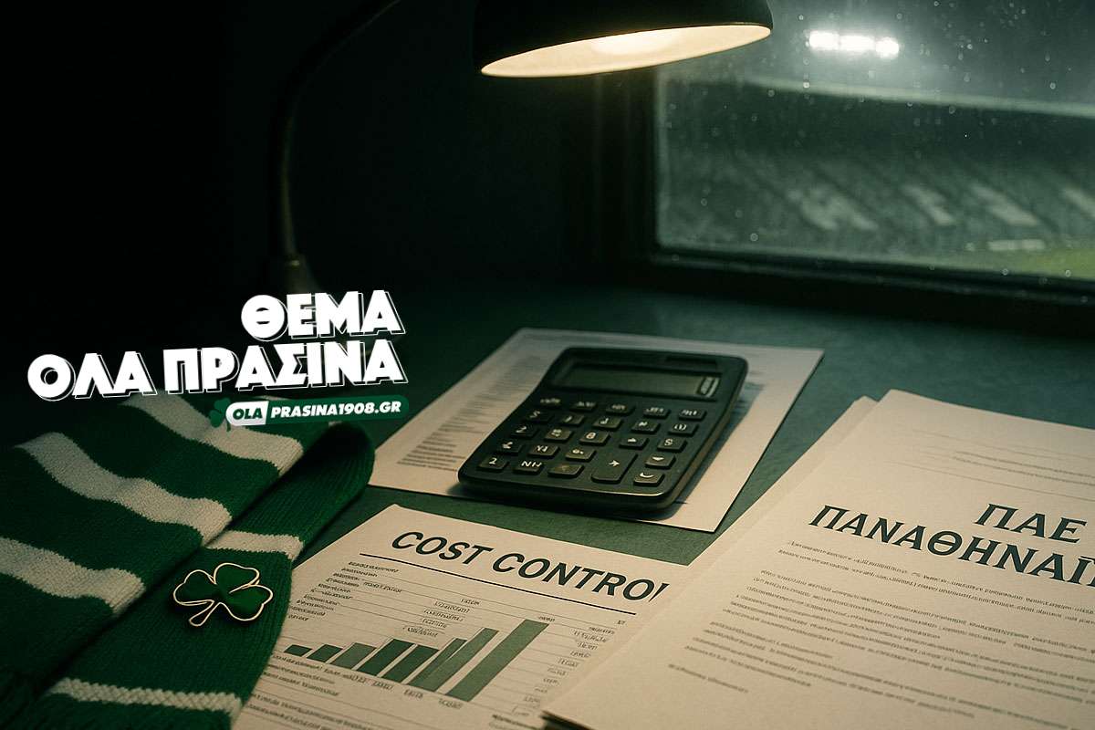 Τι είναι το Cost Control και πώς επηρεάζει τον Παναθηναϊκό - Όλα Πράσινα